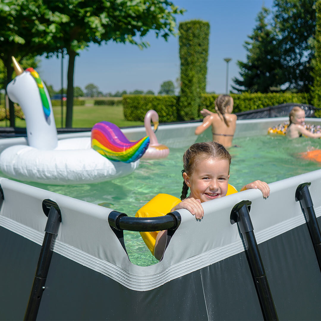 How do I easily set up my EXIT frame pool? | EXIT Toys